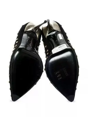 Alexander McQueen 120mm Studded Pumps - Black