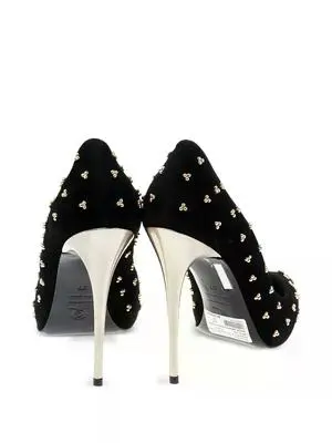 Alexander McQueen 120mm Studded Pumps - Black