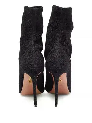 AQUAZZURA 110mm Glitter-detailing Boots