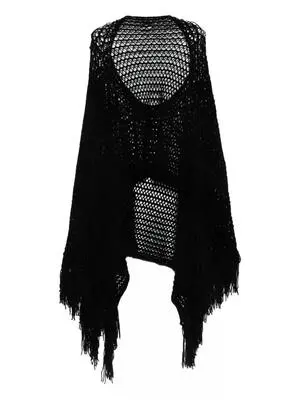 Gianfranco Ferre 1990s Fringed Scarf