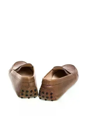 TOD'S Embossed Leather Loafers