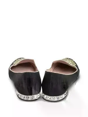 Miu Miu Embroidered Loafers