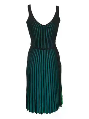 Kenzo Ribbed Pleated Dress