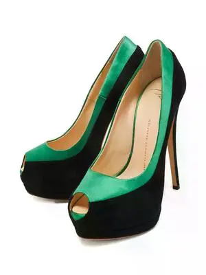 GIUSEPPE ZANOTTI 145mm Suede Platform Pumps