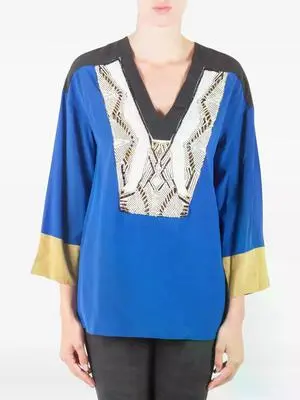 Etro Beaded Silk Top