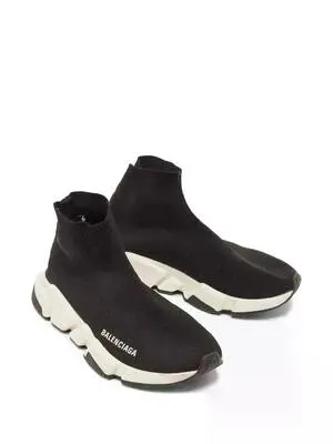 Balenciaga Speed Knit Sock-style Sneakers - Black
