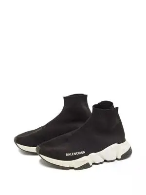 Balenciaga Speed Knit Sock-style Sneakers - Black
