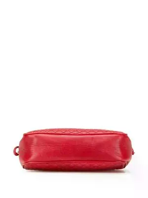 Saint Laurent Pre-owned Quilted Lambskin Victoire Camera Bag - Red