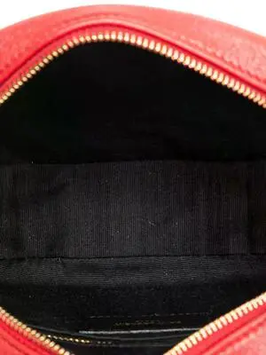 Saint Laurent Pre-owned Quilted Lambskin Victoire Camera Bag - Red