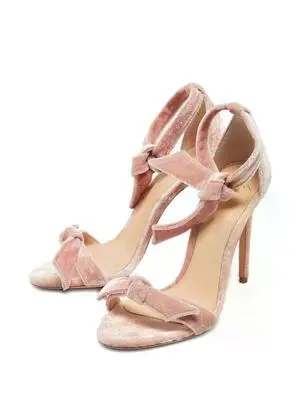 ALEXANDRE BIRMAN 105mm Velvet Heeled Sandals