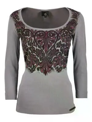 Just Cavalli Baroque-print T-shirt