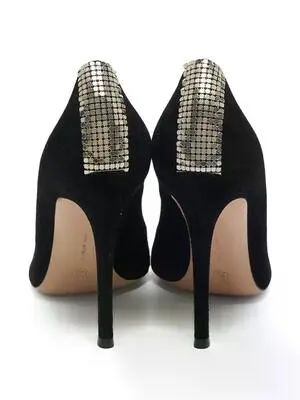 GIANVITO ROSSI Crystal-embellished Pointed-toe Pumps