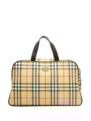 Burberry Patterned Travel Bags