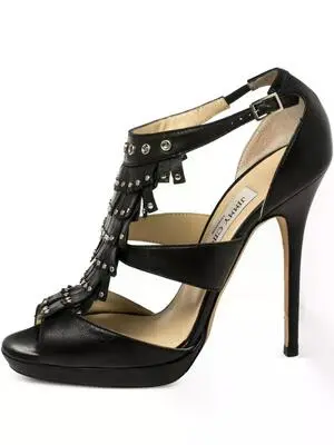 JIMMY CHOO 130mm Fringed Pumps