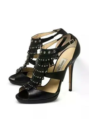 JIMMY CHOO 130mm Fringed Pumps