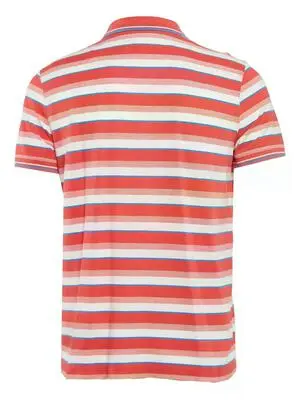 BOSS Pre-owned Striped Cotton Polo Shirt