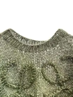 Loewe 2010s Anagram Sweater - Green