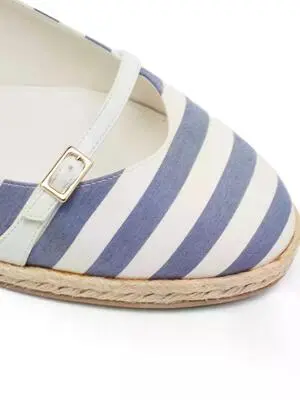 FERRAGAMO 50mm Striped Espadrilles