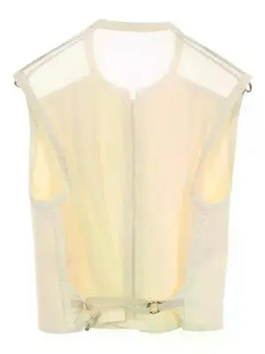Hermès 2010s Zip-up Mesh Vest