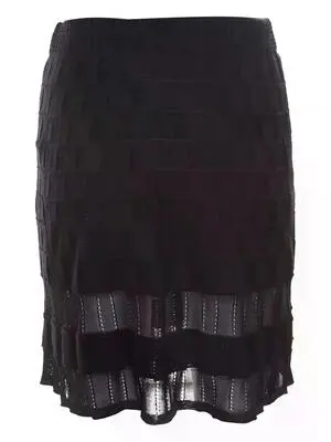 Missoni Textured Sheer-insert Mini Skirt