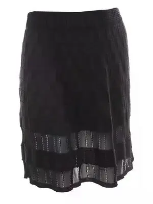 Missoni Textured Sheer-insert Mini Skirt