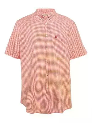 Burberry Gingham-check Cotton Shirt
