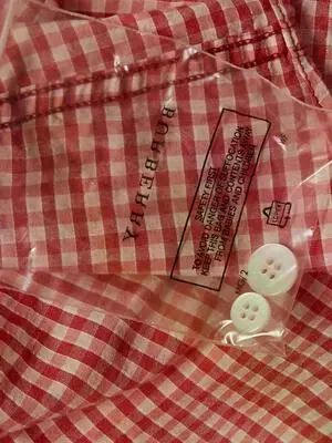 Burberry Gingham-check Cotton Shirt