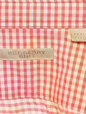 Burberry Gingham-check Cotton Shirt