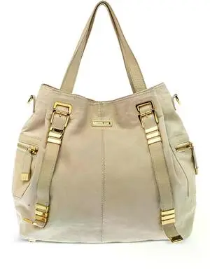 Michael Kors Leather Tote Bag - Neutrals