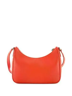 Prada Adjustable Handle Zip Saffiano Leather Mini Hobo Bag