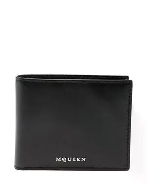 Alexander McQueen 2020s Logo Wallet - Black