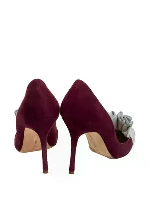 Manolo Blahnik Suede Heeled Pumps