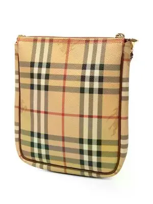 Burberry Haymarket Check Coated Canvas Crossbody Bag