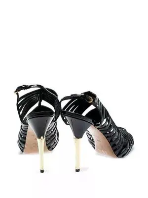 LOUIS VUITTON 120mm Patent Leather Slingback Sandals