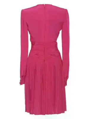 André Laug Vintage Pleated Midi Dress