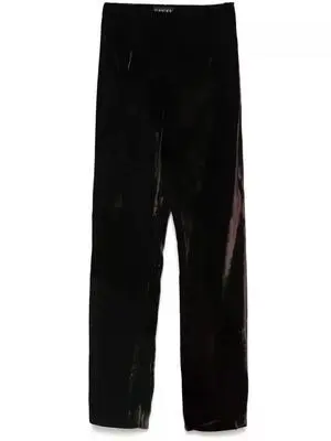 Gucci 2000s Velvet Trousers - Brown