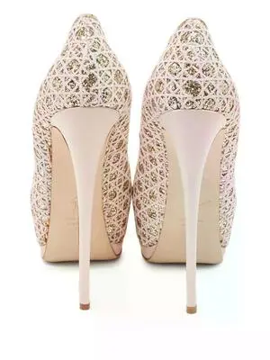 GIUSEPPE ZANOTTI 170mm Glitter-embellished Pumps - Pink