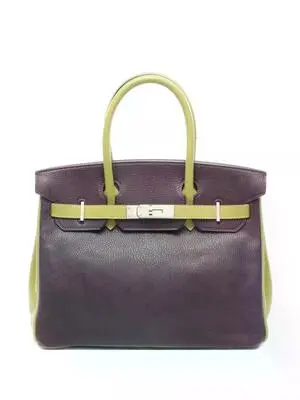 Hermès 2009 Birkin 30 Tote Bag - Purple