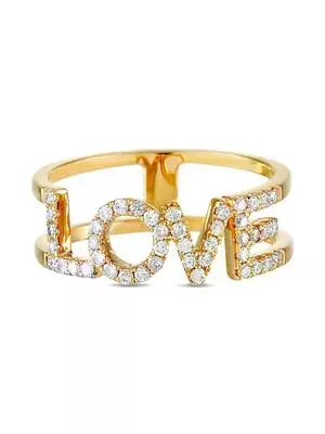 LB EXCLUSIVE 14k Gold Diamond Ring - Yellow