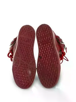 GIUSEPPE ZANOTTI Chain-embellished High-top Sneakers