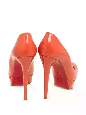 CHRISTIAN LOUBOUTIN 130mm Platform Pumps - Orange