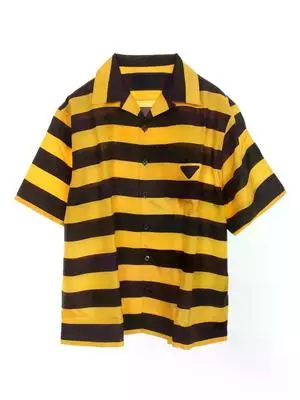 Prada 2020s Striped Silk Shirt