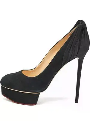 CHARLOTTE OLYMPIA 150mm Dolly Platform Pumps - Black