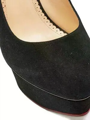 CHARLOTTE OLYMPIA 150mm Dolly Platform Pumps - Black