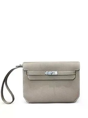 Hermes Silver Tone Clutches