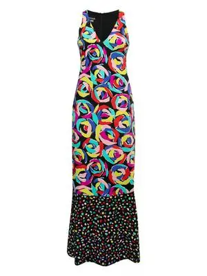 Moschino V Neck Evening Dresses
