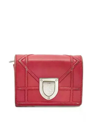 Dior Diorama Leather Wallet - Pink