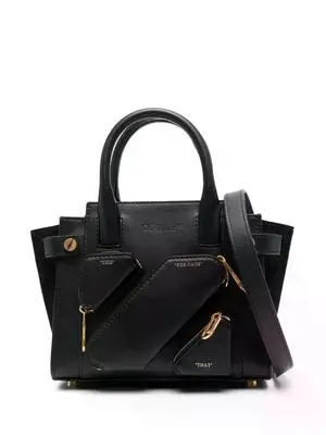 Off-White City Leather Tote Bag - Black