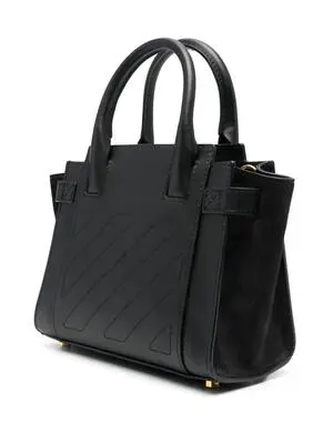 Off-White City Leather Tote Bag - Black