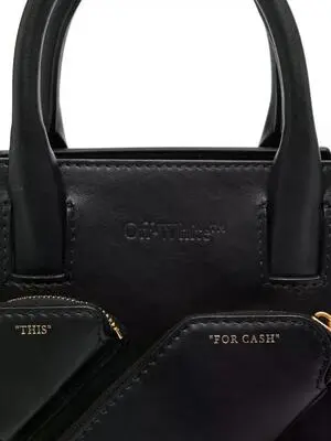 Off-White City Leather Tote Bag - Black